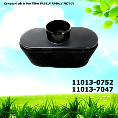 For Kawasaki 11013-0752 11013-7047 Air & Pre Filter FR651V FR691V ...