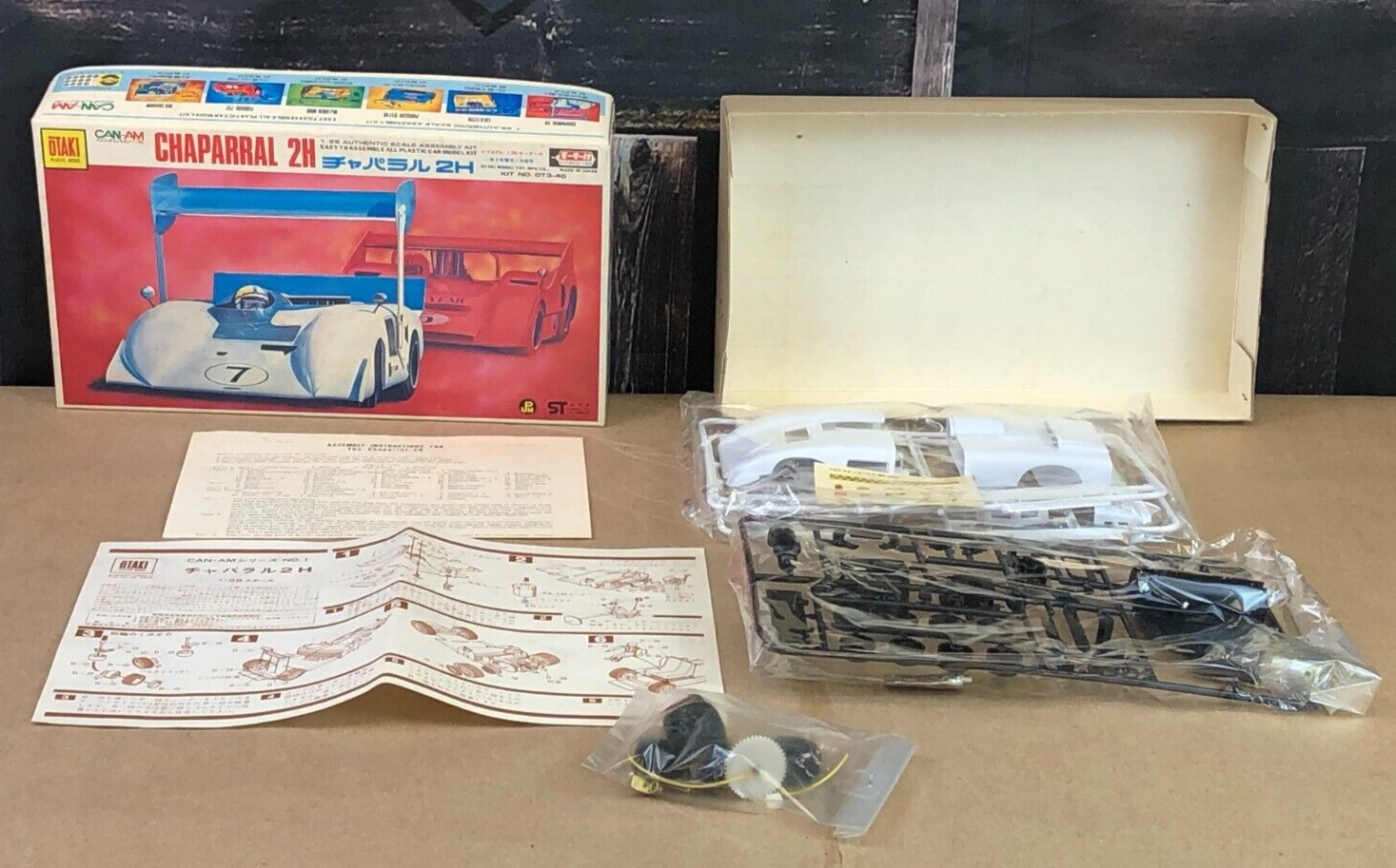 OPEN BOX Otaki 1:28 Motorized Model Kit CHAPARRAL 2H No. 0T3-40 Sealed ...