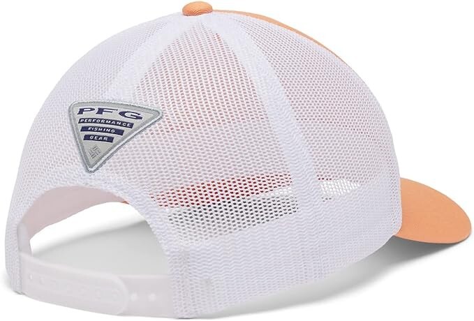 Columbia PFG Trucker Snapback Mesh Hat Cap Adjustable (Bright Nectar ...