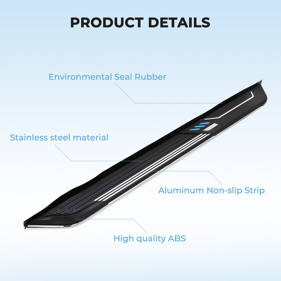 Running Boards & Cross Bars for Chevy Chevrolet Traverse 2024-2026 Side ...