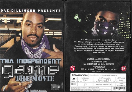 RARE / DVD - THA INDEPENDENT GAME : THE MOVIE / DAZ DILLINGER SNOOP ...