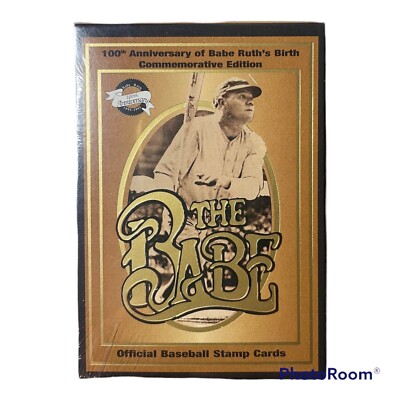 The BABE Premier Edition 12 Card Baseball Stamp Cards SEALED Set 1994 ...