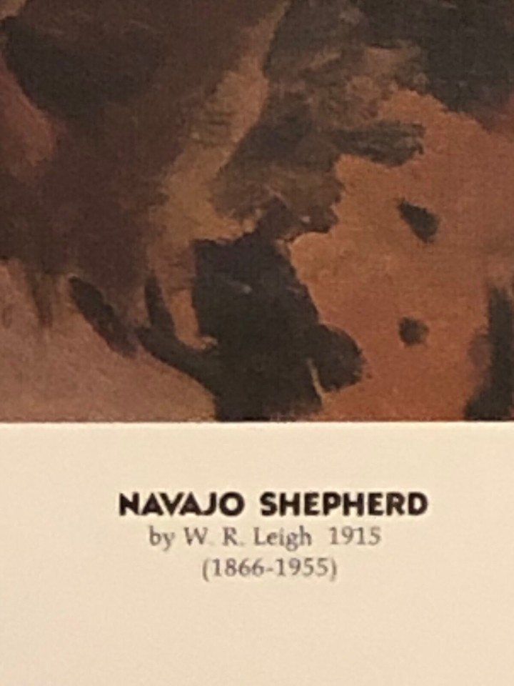 Print by W. R. Leigh "Navajo Shepherd" 21" x 17" | eBay