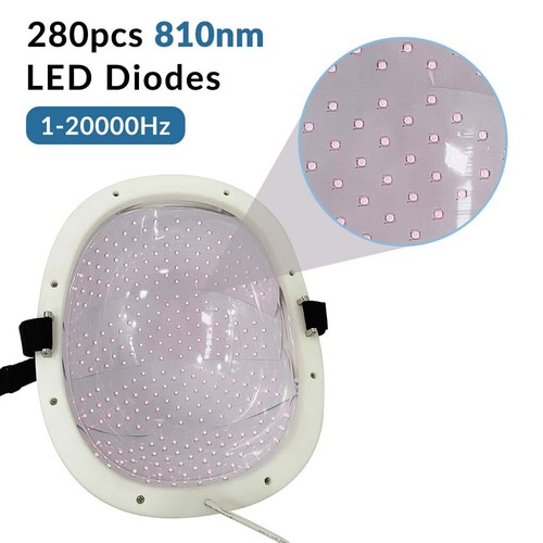 Rechargeable Brain Therapy Helmet 810nm 280 LEDs for Headache ...