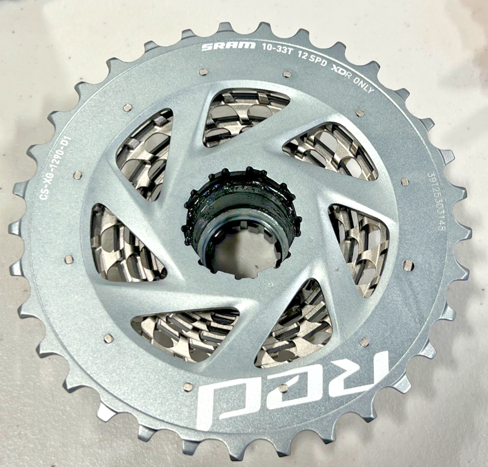 SRAM RED AXS 2x12 Groupset, 10-33T, 170mm 48/35t Disc OEM NEW | eBay