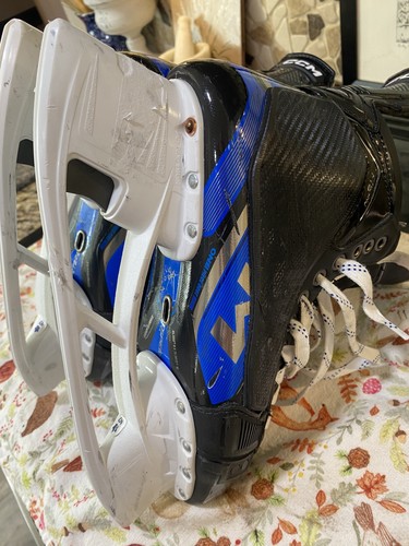 CCM FT6 Pro Pro Stock Skates 8D Blue | eBay