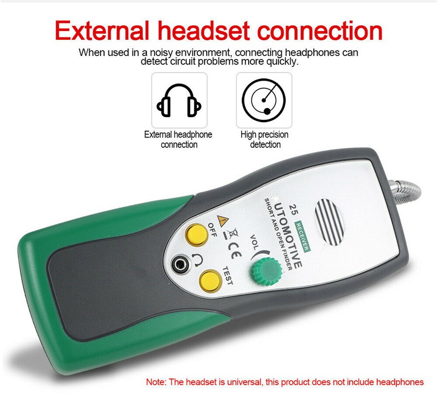 Car Cable Wire Short Open Finder Auto Circuits Tracer Circuit Checker ...