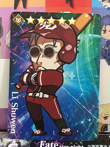 Li Shuwen Assassin Fate/Grail League Card FGO Grand Order | eBay
