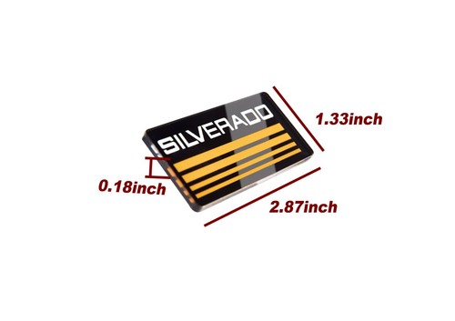 2pcs Cab Emblem Badge Side Roof for Silverado 88-98 90 91 Suburban ...