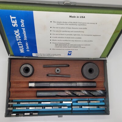 The Multi-Tool "D" Blades Set 3/4" Straight Shank Drilling Boring ...