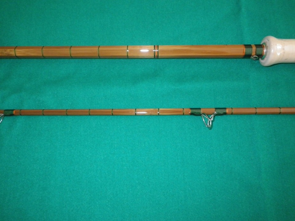 10ft Hand Built Split Cane Carp/Pike Fishing Rod | eBay UK