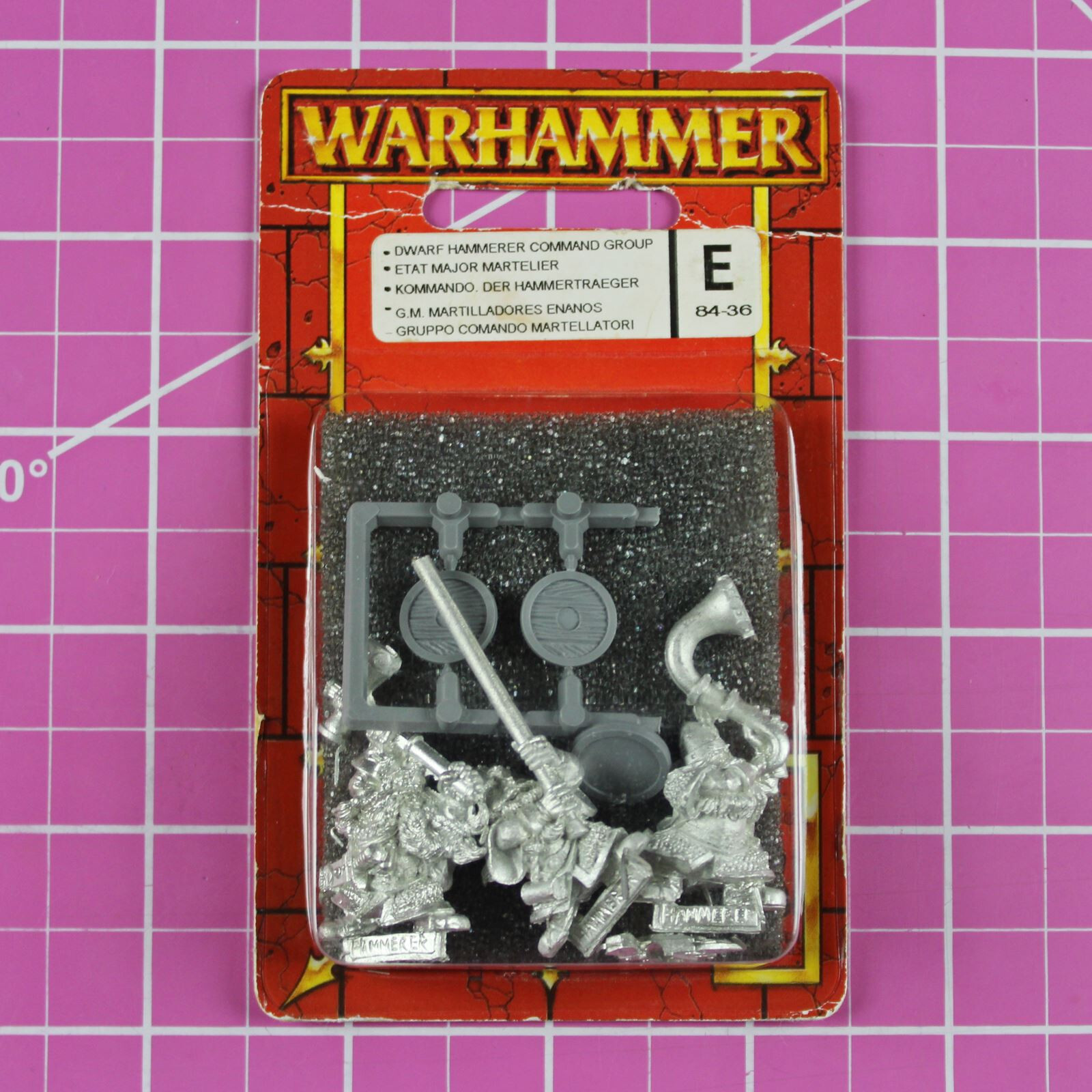 Warhammer Dwarf Hammerers Command Group NIB Metal - OOP Citadel Dwarfs ...