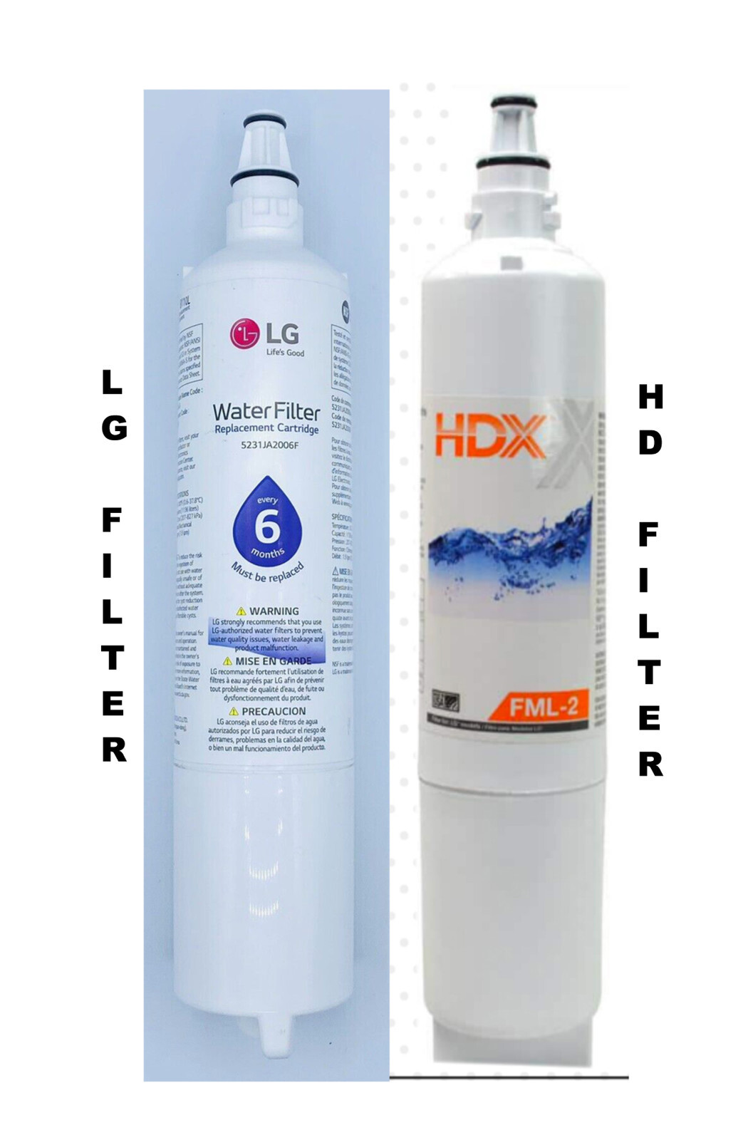 Waterdrop Water Filter Replacement for LG® LT600P®, KENMORE® 9990 | eBay
