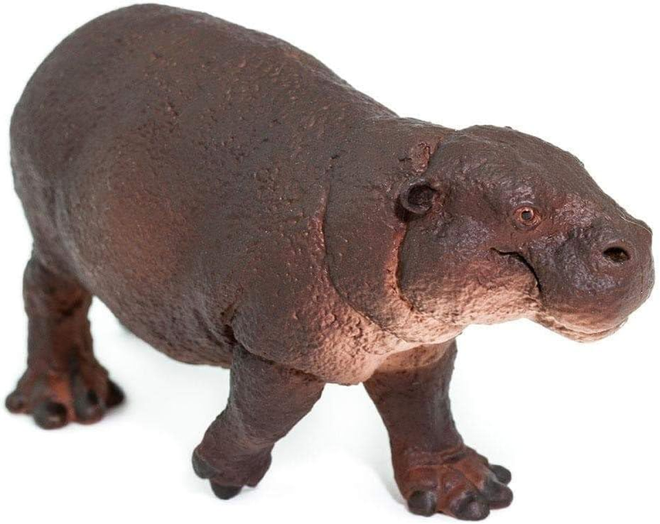Pygmy Hippopotamus Figurine - Lifelike 3.25" Animal Figure ...