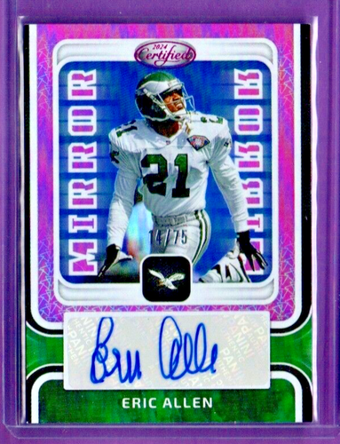2024 CERTIFIED ERIC ALLEN MIRROR SIGNATURES PINK AUTO # 14/75 | eBay