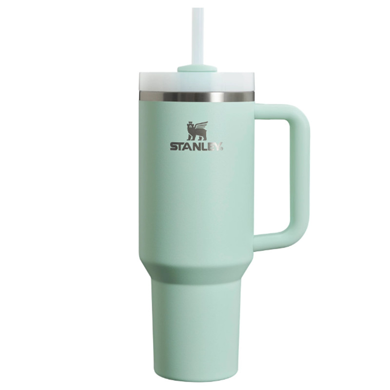 Stanley Quencher H2.0 Tumbler With Hand - 40 OZ - Mint Green 100% ...