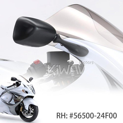 KiWAV OEM Replacement Mirror FS141 RH for Suzuki GSX-R1000 (01'-02 ...