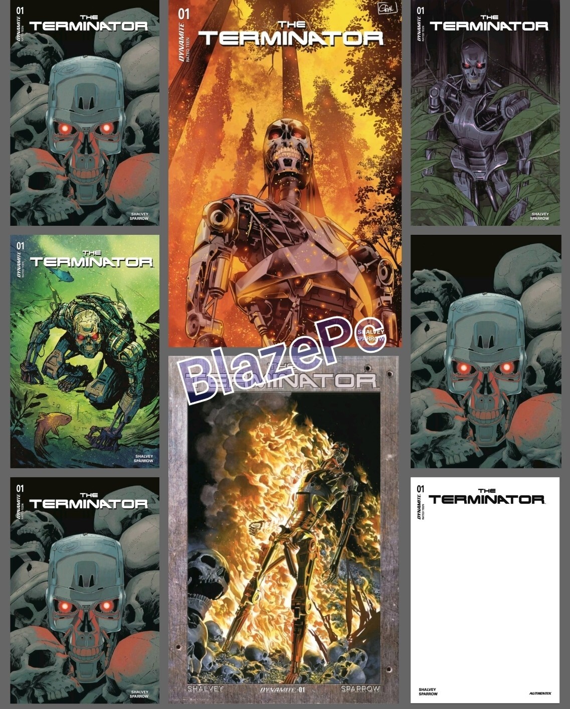 The Terminator #1 Cover A B C D E F G H Foil Variant Set Option ...