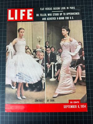 Vintage 1954 Life Magazine Cover - Dior Fashion - COVER ONLY | eBay