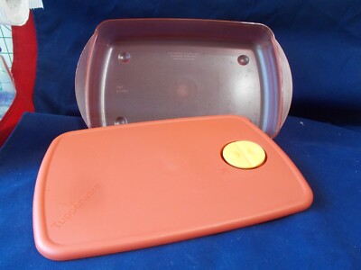 Vintage Tupperware Rock'N Serve Shallow Container W/ Venting Lid 3381A ...