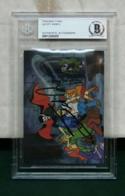 1994 Hanna Barbera Scooby-Doo Scoob Card #49 SIGNED SCOTT INNES BAS ...