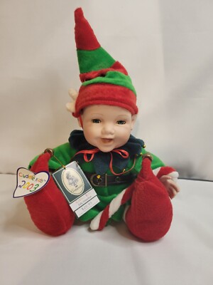 Cuddle Kids Jolly Johnathan Porcelain Face Plush Doll Geppeddo Original ...