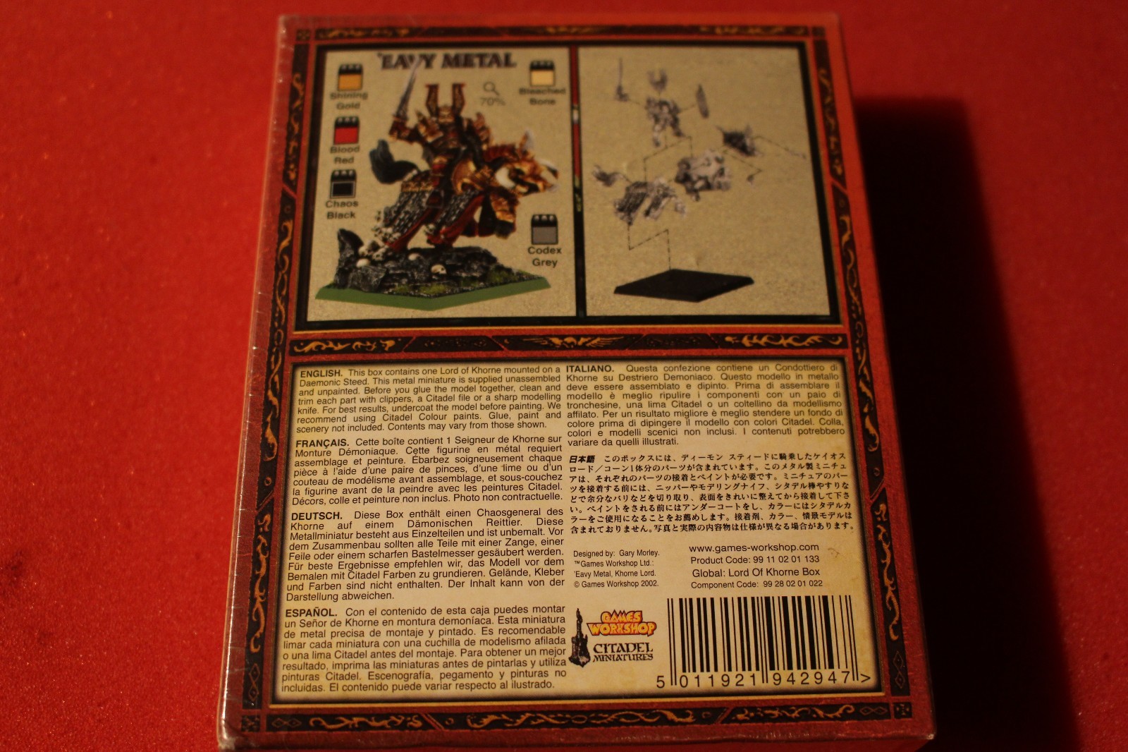 Games Workshop Warhammer Chaos Lord of Khorne Daemonic Steed Mounted ...