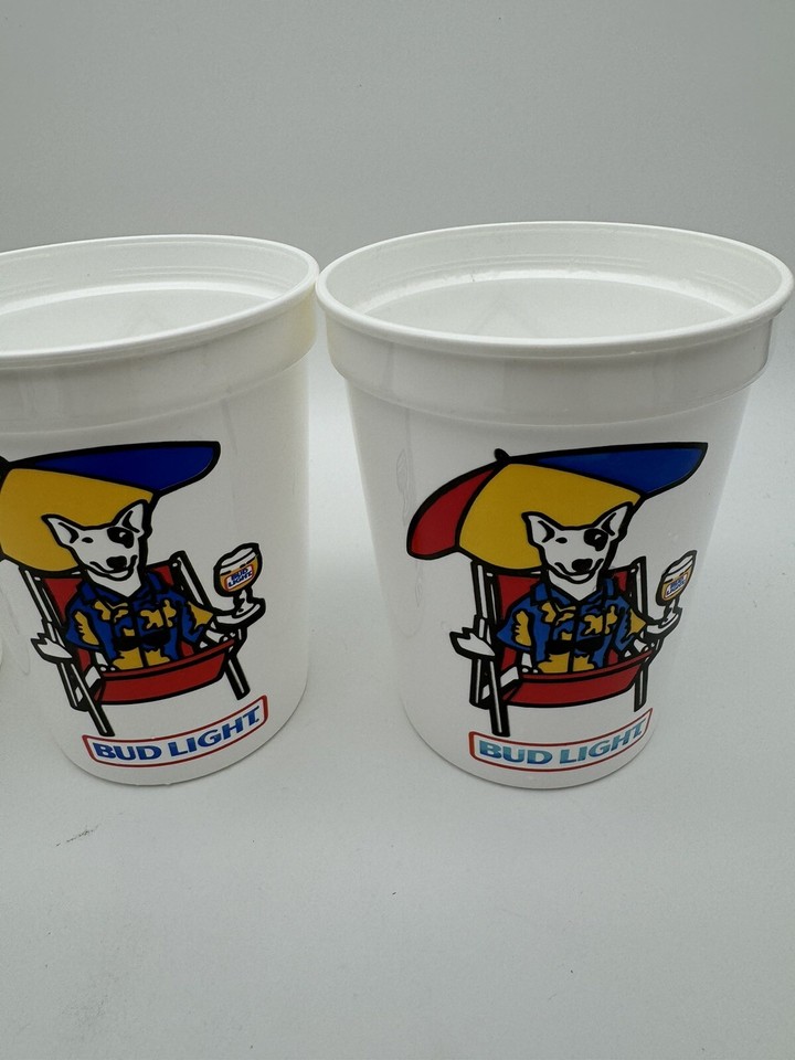 Spud Mackenzie Bud Light MLB Pittsburgh Pirates 1980s Beer Cups Set of ...