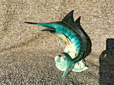 Goebel porcelain blue marlin fish West Germany Krobek no 36807 -21 | eBay