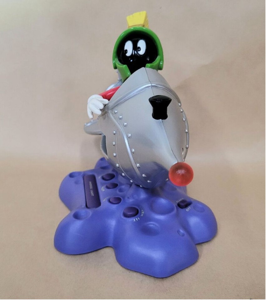 Marvin the Martian Talking Alarm Clock, *works* | eBay