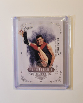 2019 AFL SELECT SUPREMACY PREMIERSHIP GLORY MELBOURNE BRIAN DIXON #04 / ...