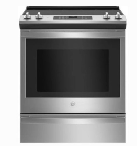 NEW GE JS760SPSS 30" 5.3 Cu. Ft. Electric Range with 5 Radiant Elements ...