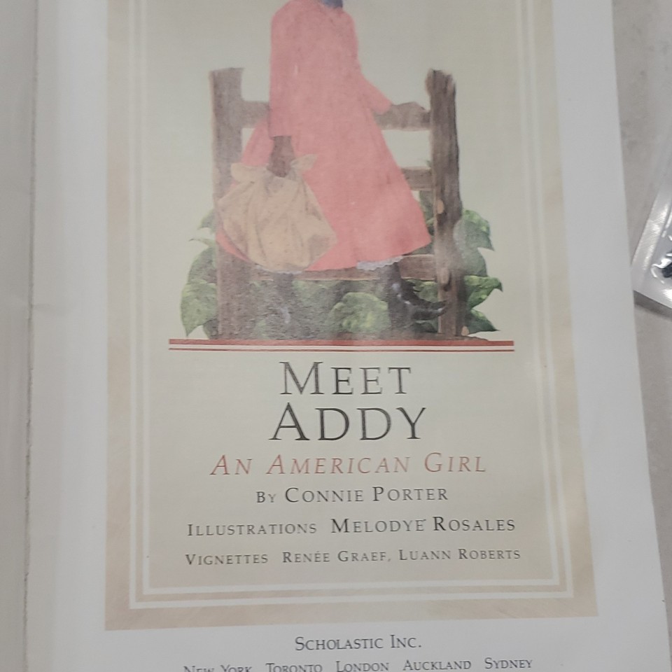 Meet Addy: An American Girl by Connie Porter Hardcover Scholastic 1994 ...