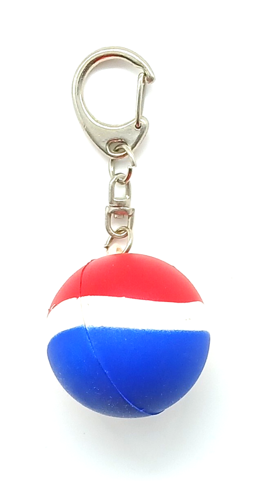 Pepsi Cola Soft Drink Logo Colors Globe Squishy Ball Keyring Keychain ...