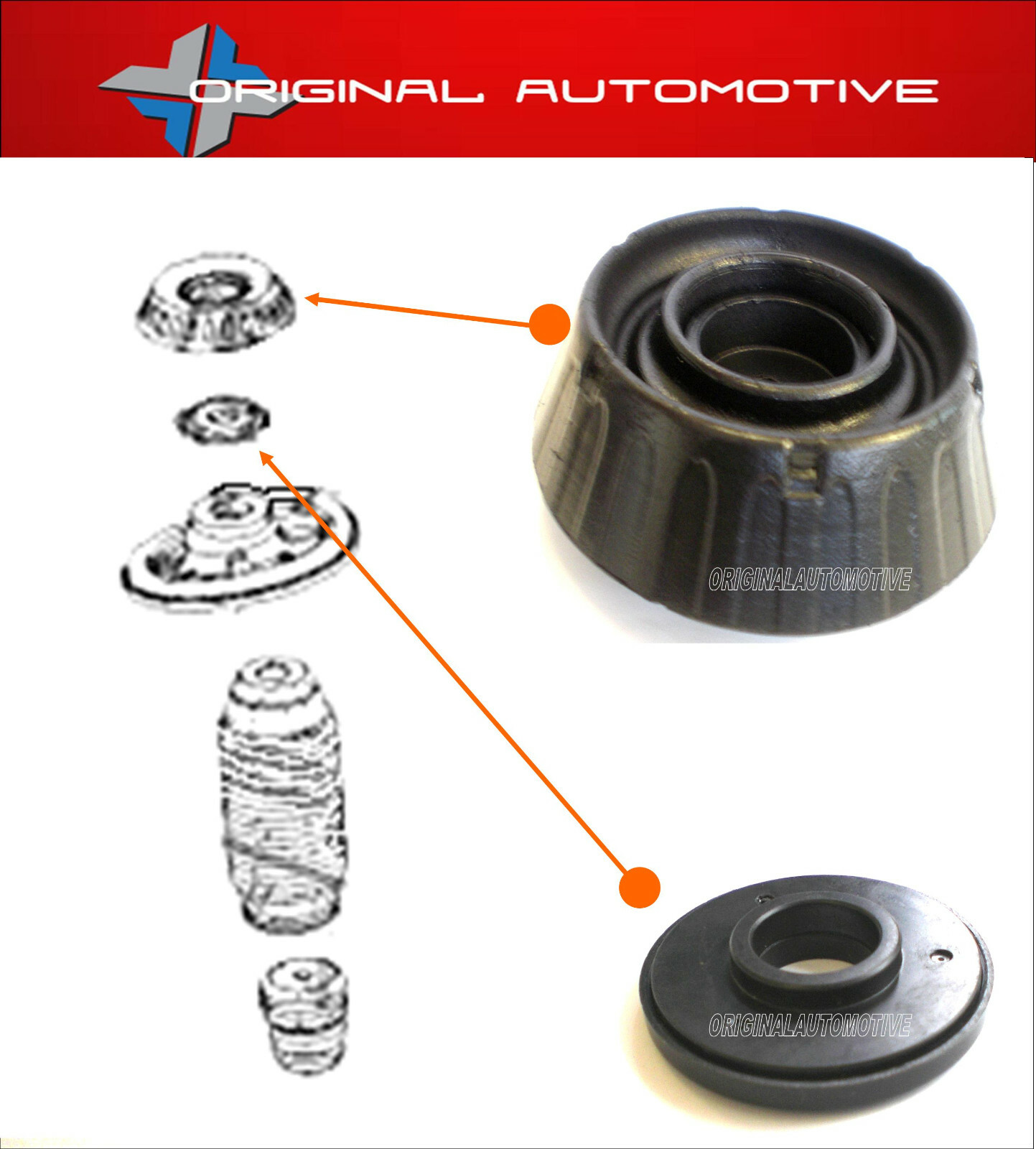 for KIA PICANTO 2004-2011 FRONT SHOCK ABSORBER TOP STRUT MOUNTING ...