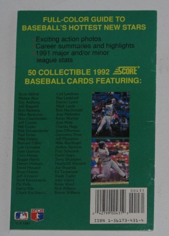 Hottest Baseball Rookies 1991-92 #50 Collector's Set 1 Book | eBay