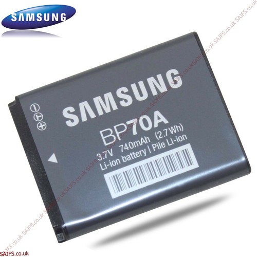 Genuine Samsung BP70A Camera battery For SL50 ES65 ES70 PL80 PL100 ...