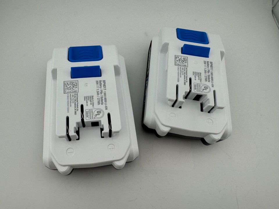[2-PACK] HART (BPH011) 20V 1.5 AH LITHIUM-ION BATTERY - WHITE | eBay