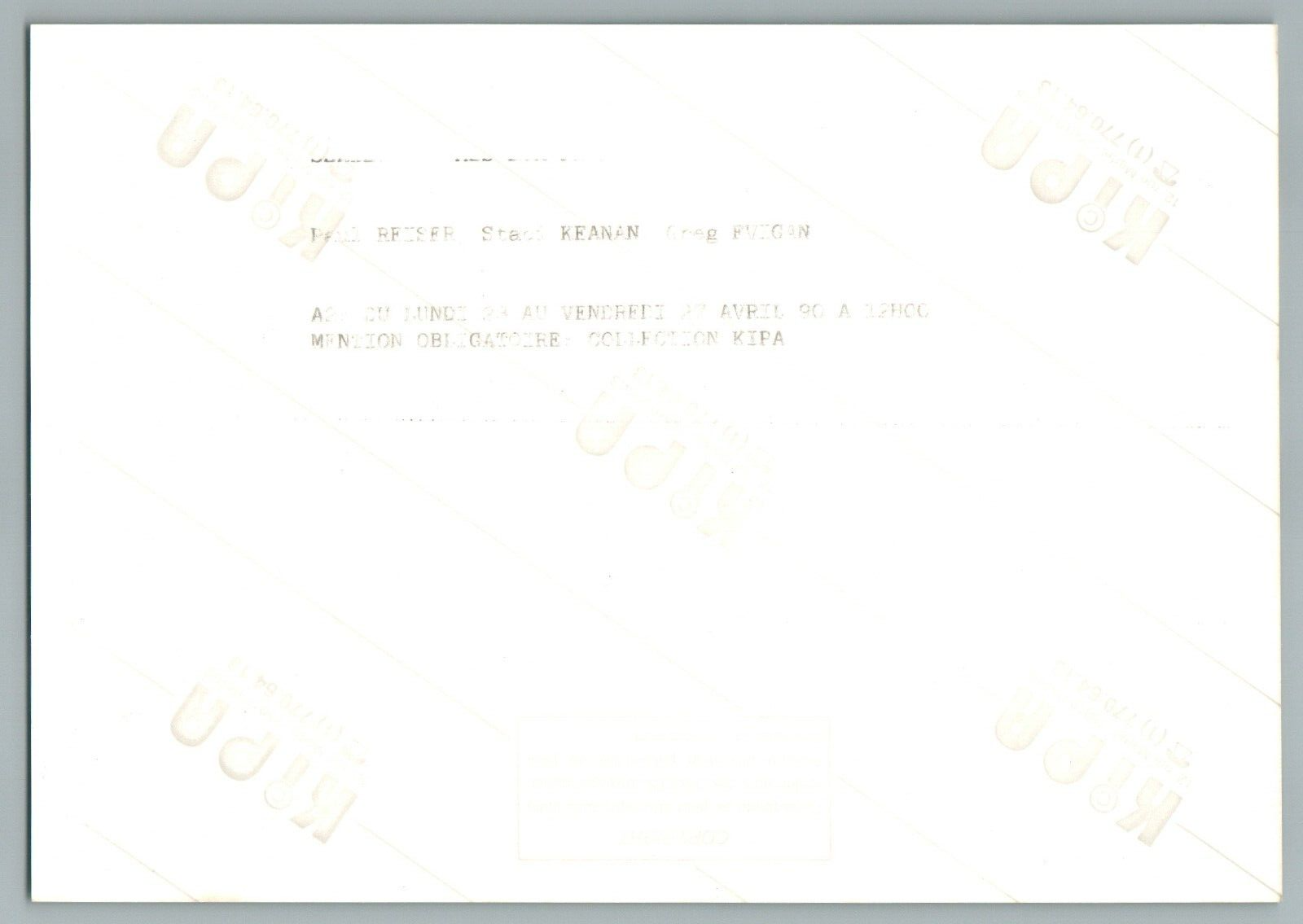 1990 SÉRIE " MY TWO DADS " PAUL REISER STACY KEANAN GREG EVIGAN PHOTO ...