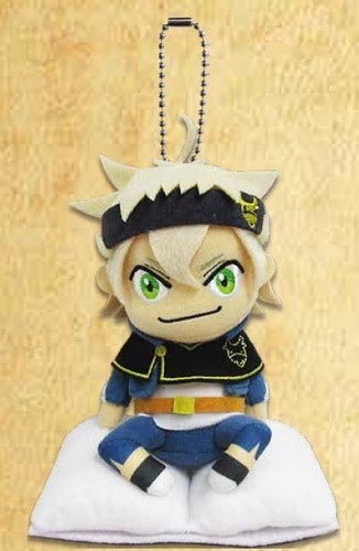 NEW Black Clover Asta Sitting Mascot Plush Doll w/Ball Chain Official ...
