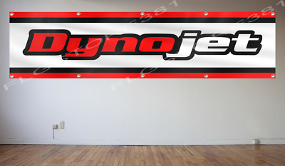 Dynojet Flag Banner 2X8Ft Motorcycle Performance Parts Wall Decor Flag ...