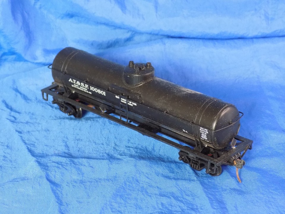 Athearn AT&SF Single Dome TANK CAR 100801 HO Scale Model Railroad VTG ...