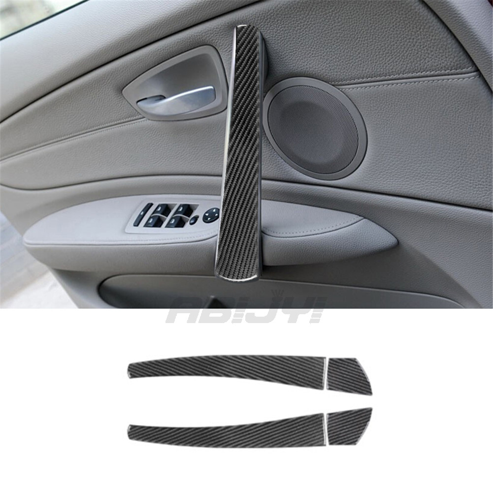 Carbon Fiber Interior Door Pull Cover Trim For BMW 1 Series E82 E88 ...