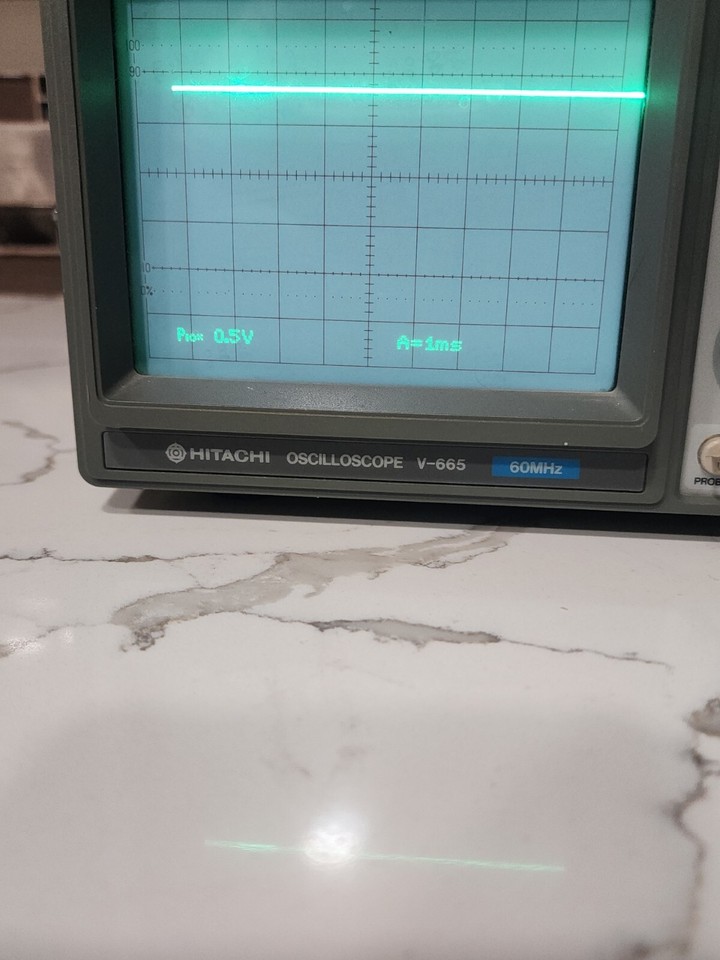 HITACHI OSCILLOSCOPE V-665 60MHz PORTABLE ANALOG TESTED WORKING | eBay