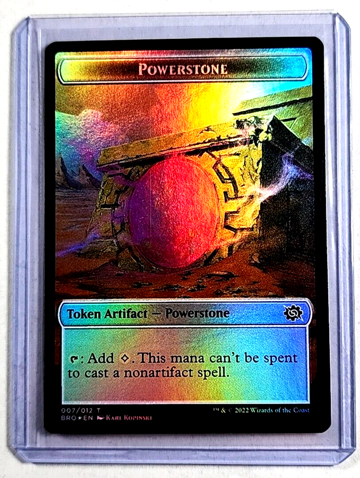 2022 MtG Magic the Gathering BRO Brothers' War Spirit / Powerstone Foil ...