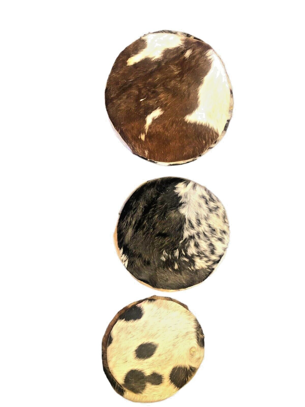 Djembe / Snare / Bongo Drum Head Skins Hairy | Goatskin | 14"-18" / 35 ...