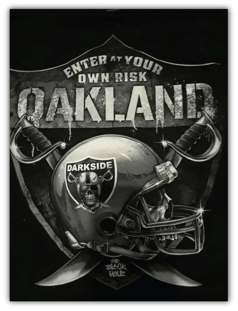 Oakland Raiders NFL Football Logo Sport Car Bumper Sticker Decal "SIZES ...