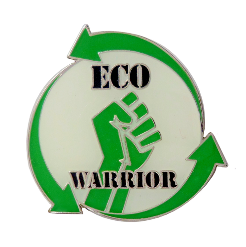 Climate Change Eco Warrior Environmentalism Pin Badge | eBay