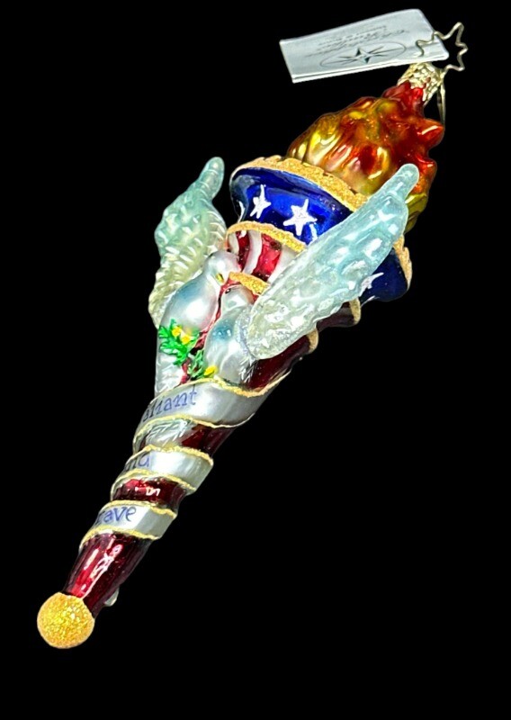 Christopher RADKO Christmas Ornament Valiant & Brave Peace Doves | eBay