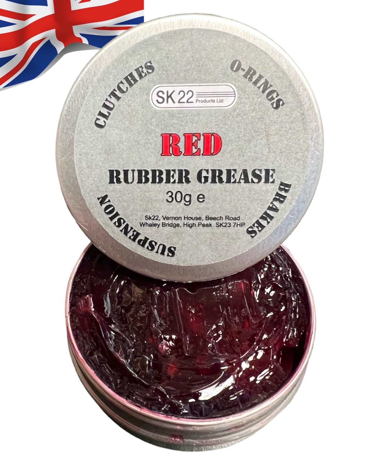 Choice of: Red Rubber Grease Lithium Copper Moly Brake Calliper Seals ...